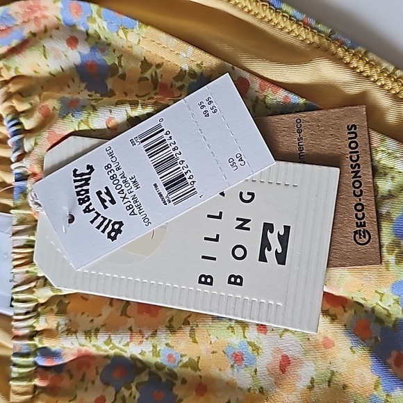 Billabong | Swim | Nwt Billabong Southern Floral Ruched Hike Cheeky ...